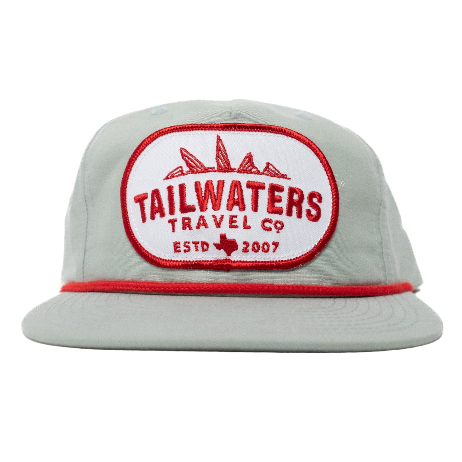 Tailwaters Fly Fishing Red Travel Patch Hat | Tailwaters Fly Fishing